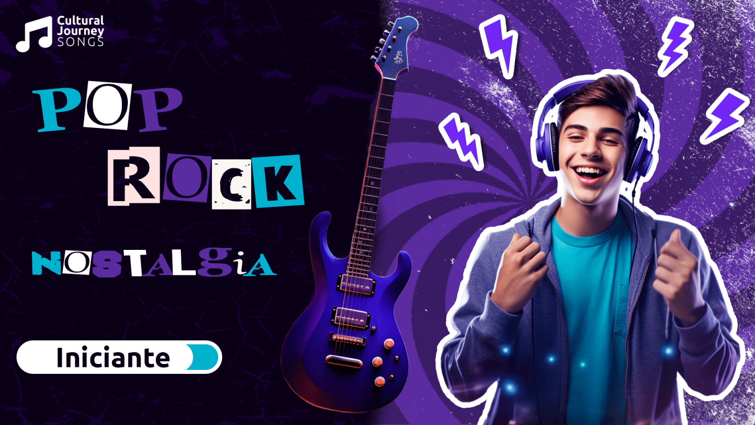 Cultural Journey: Pop Rock Nostalgia (Iniciante - A1) - Easify